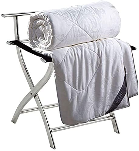 Yingm Folding Luggage Rack Hotel Room Luggage Rack Easy to Assemble, Used for Bedroom, Guest Room, Hotel