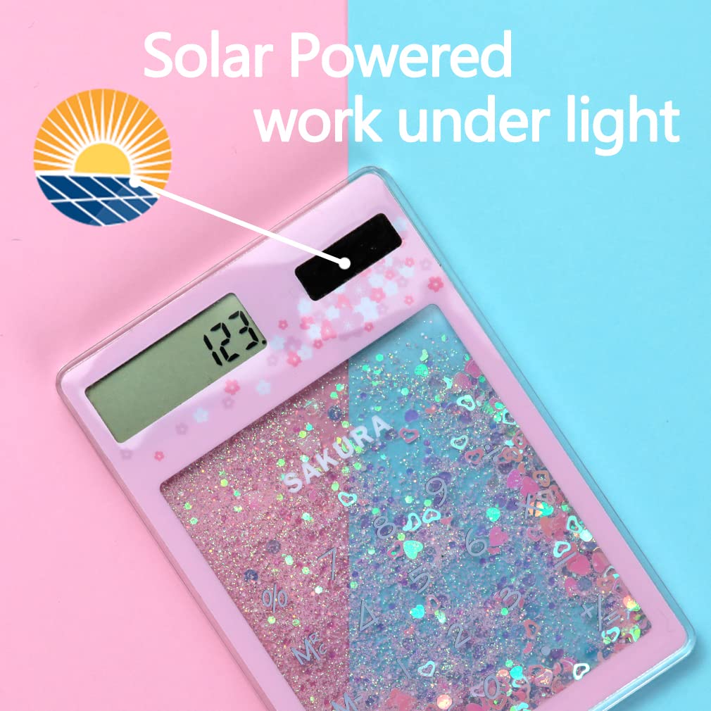 Pink Calculator Small Cute Mini Calculators Classroom Gifts for Girls Pocket Kawaii Calculator Birthday Gift for Kids