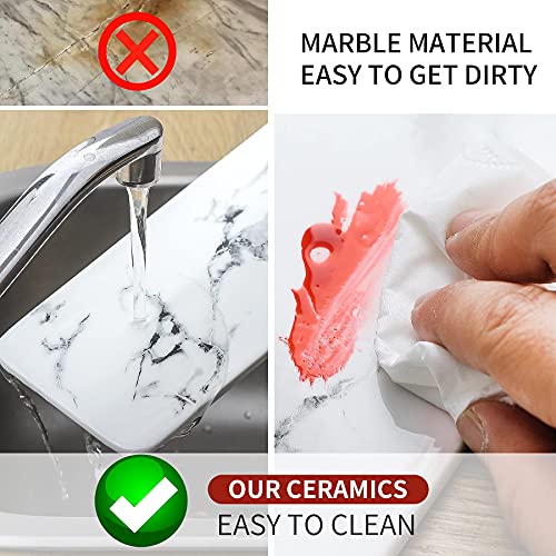 Dobbyby Bathroom Organizer Countertop & Soap Holder