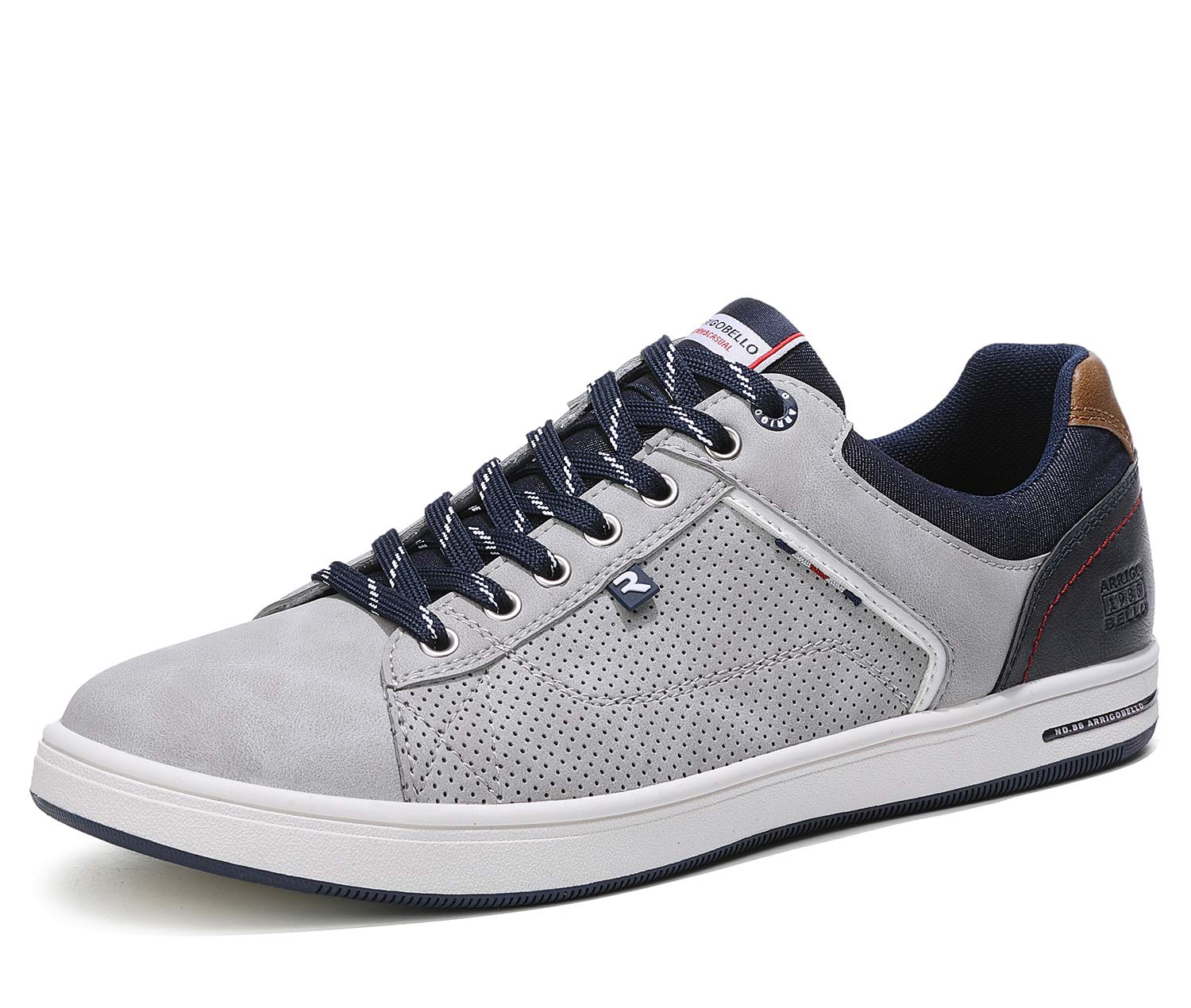 AX BOXING Mens Casual Shoes Fashion Sneakers Breathable Comfort Walking Shoes for Male(Aa Gray, Numeric_9)