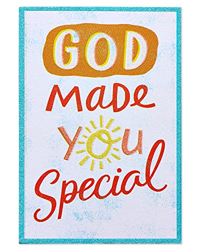 American Greetings Religious Birthday Card (Made You Special)