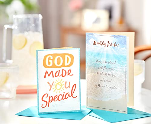American Greetings Religious Birthday Card (Made You Special)
