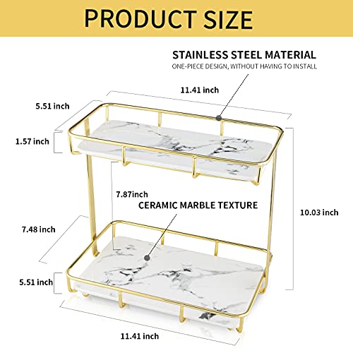Dobbyby Bathroom Organizer Countertop & Soap Holder