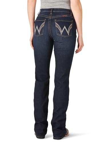 Wrangler Women's Q-Baby Mid Rise Boot Cut Ultimate Riding Jean, Avery, 13-34