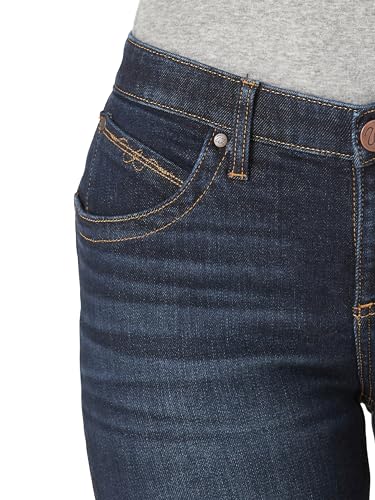 Wrangler Women's Q-Baby Mid Rise Boot Cut Ultimate Riding Jean, Avery, 13-34