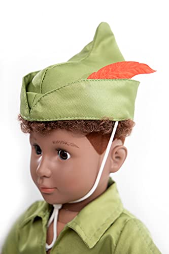 Little Adventures Boys Doll Clothes Costumes (Peter Pan) - Doll Not Included - Machine Washable Child Pretend Play and Party Doll Clothes