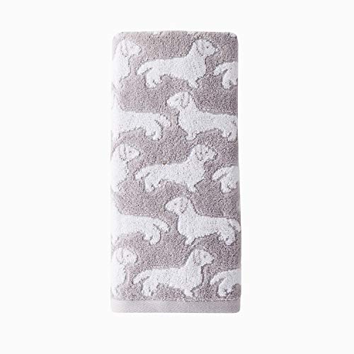 SKL Home by Saturday Knight Ltd. Dog 2 Pc Hand Towel, Gray