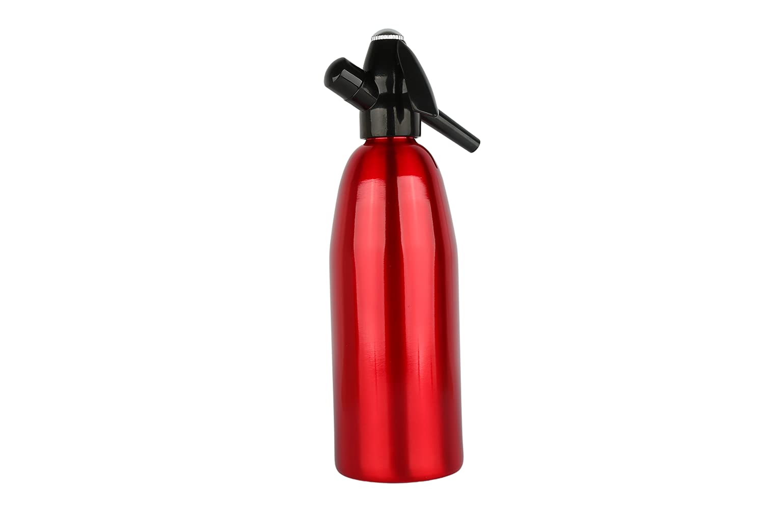 QuickWhip Soda Siphon Aluminum 1 liter, For Creating Sparkling Water, Seltzer Water Maker, Soda Maker, Water Dispenser, Soda Dispenser, Carbonated Water, Uses Standard for 8 gram Co2 Cartridges