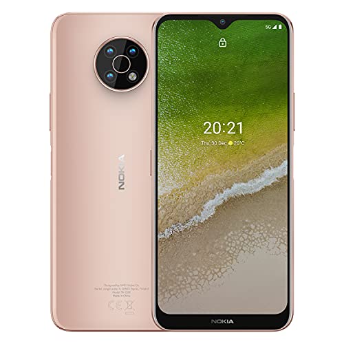 Nokia G50 5G | Android 11 | Unlocked Smartphone | US Version | 4/128GB | 6.82-Inch Screen | 48MP Triple Camera | Sand