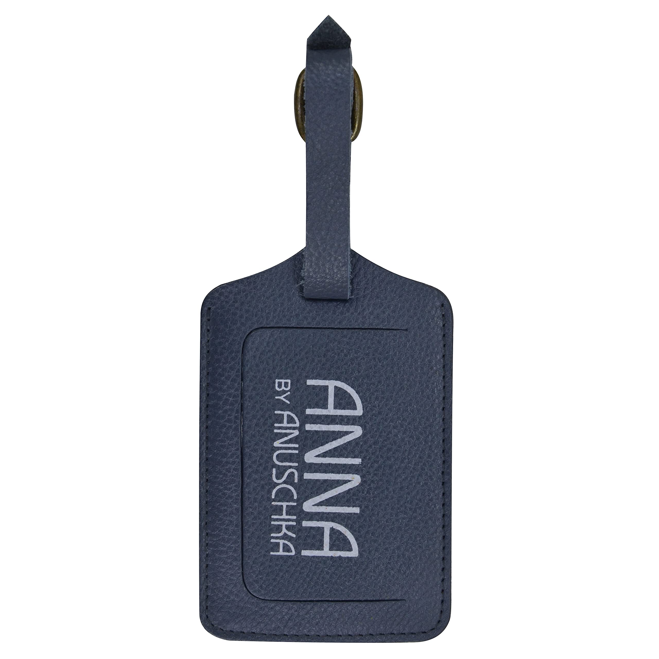 Anna by Anuschka Women's Geniune Leather Hand Painted Luggage Tag - Wild Meadow