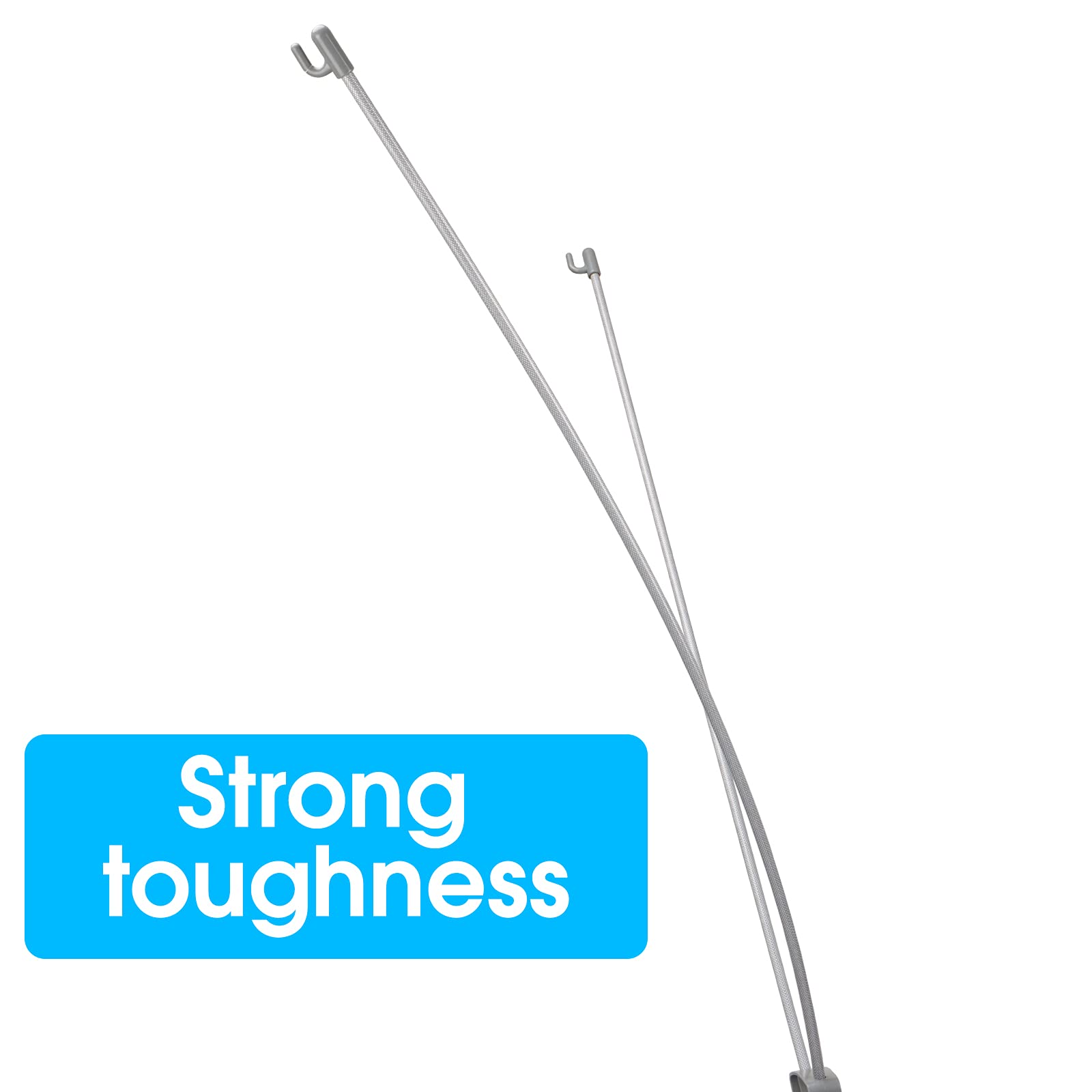 Adjustable Reinforced X Banner Stand, Fit Banner Size 23 x 63 to 32 x 78 Inches with Travel Bag
