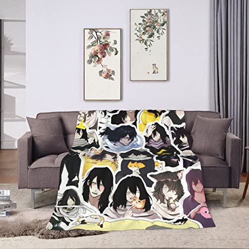 Blanket Aizawa Shota Soft and Comfortable Warm Fleece Blanket for Sofa,Office Bed car Camp Couch Cozy Plush Throw Blankets Beach Blankets