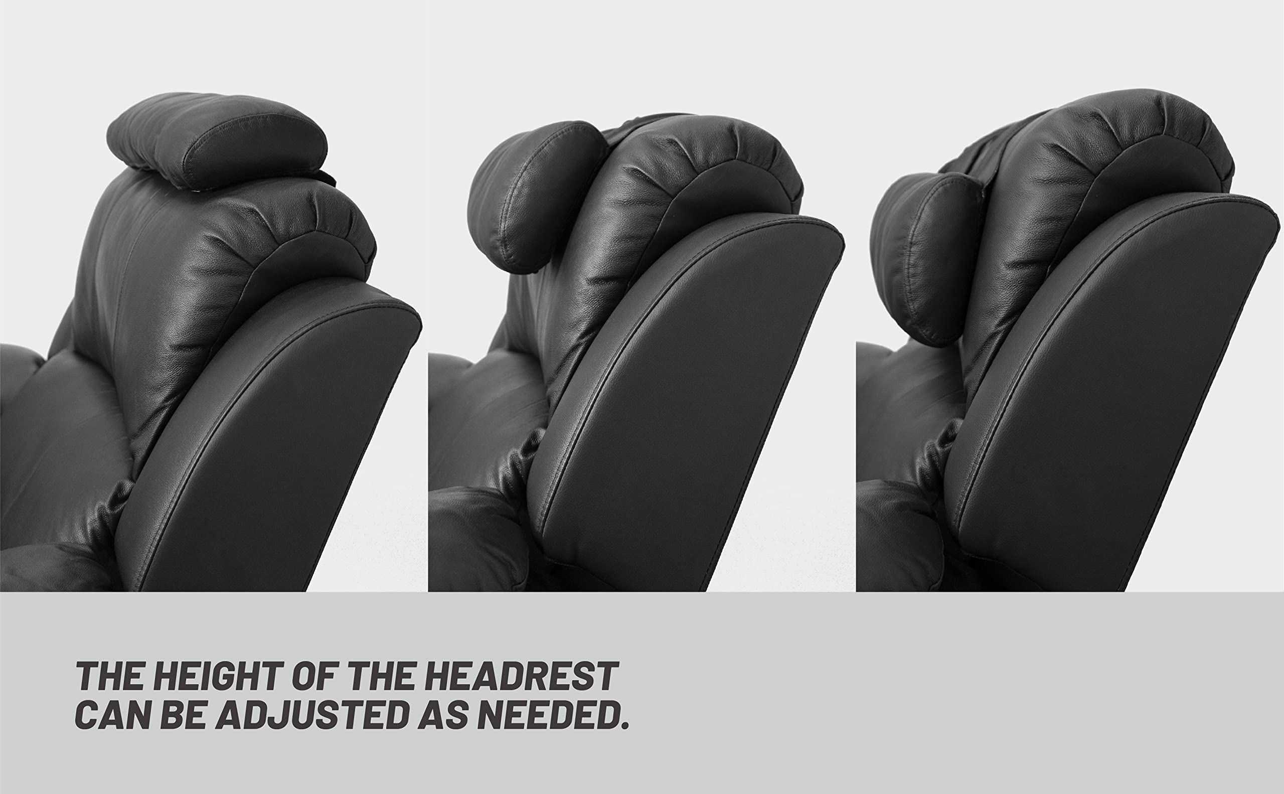 BOWERBIRD Leather Recliner Head Pillow -Head and Neck Pillow-Headrest Cushion for Neck Pain Relief and Cervical Support
