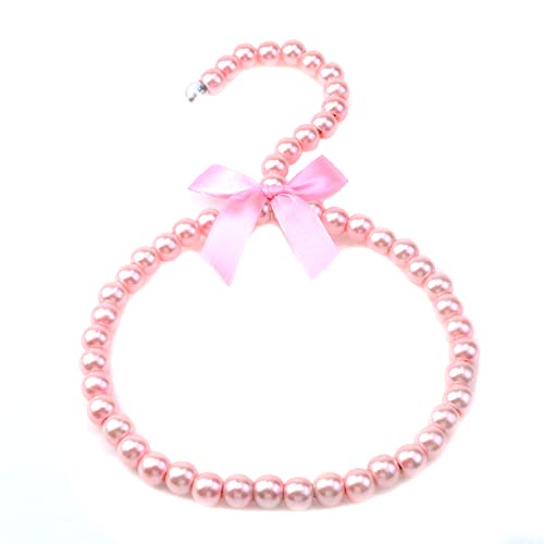 LC LICTOP Pink Peal Beads Scarf Organizer for Neckties, Shawls Scarves, Veils
