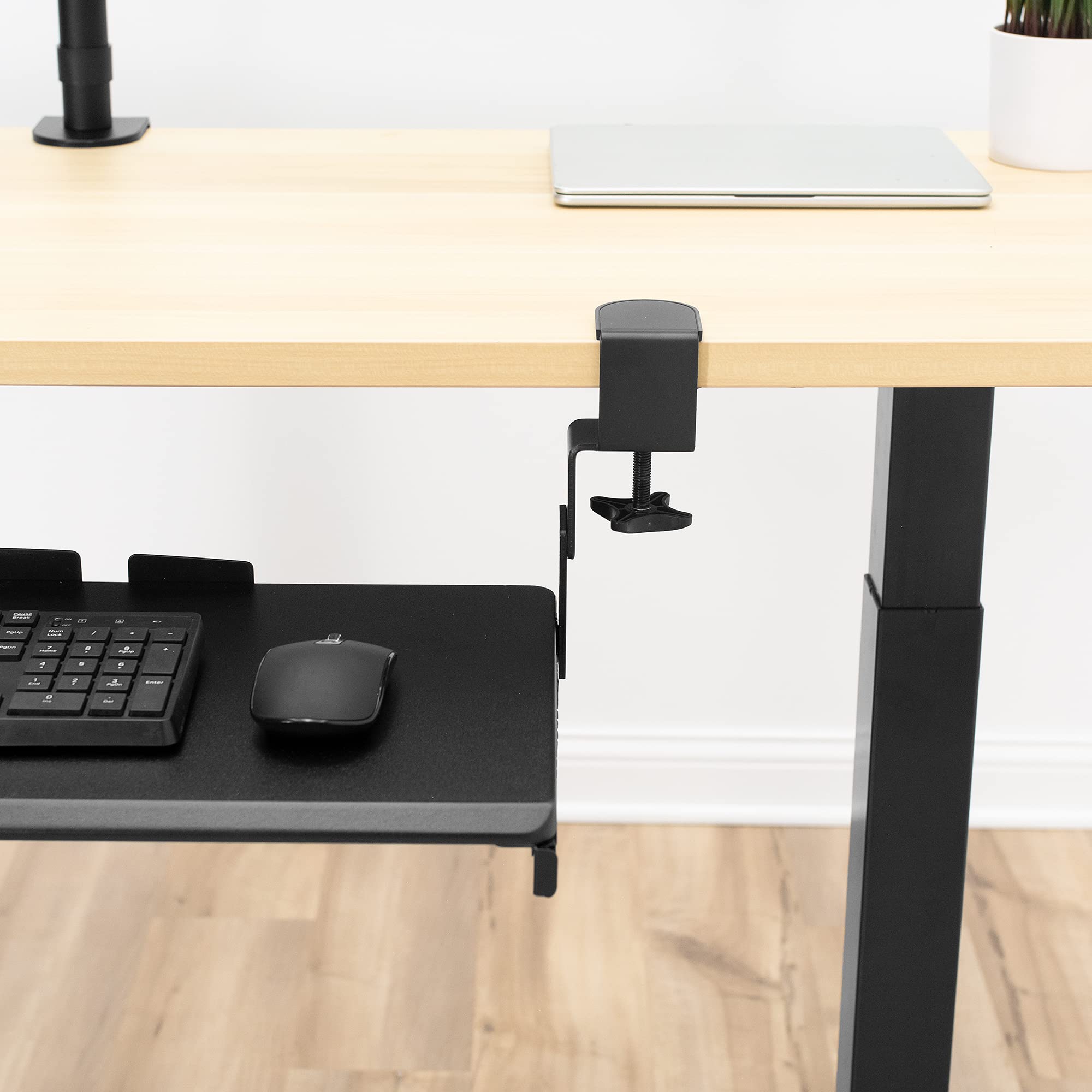 VIVO Steel Height Adjustment Kit Brackets for Computer Keyboard and Mouse Trays, Fits MOUNT-KB05A, MOUNT-KB05D, MOUNT-KB05E, and More, Black, MOUNT-KB5SP