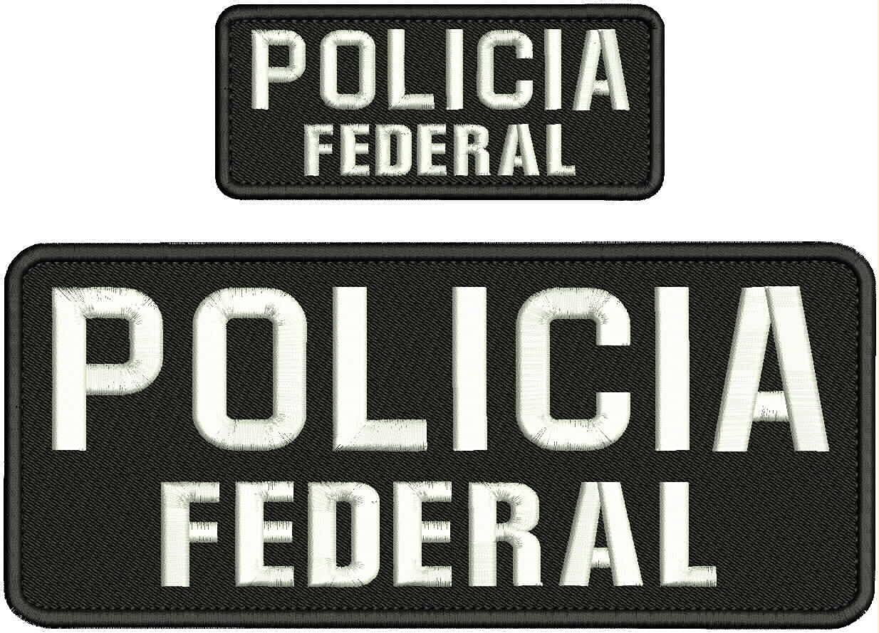 Embroidered Patch - Patches for Women Man - POLICIA Federal