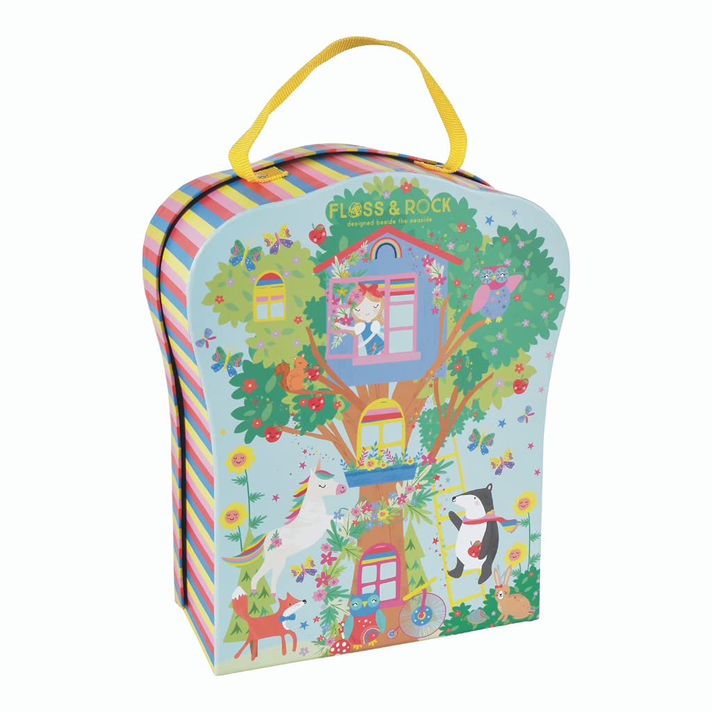 Floss & Rock 43P6364 Rainbow Fairy Play Box with Wooden Pieces