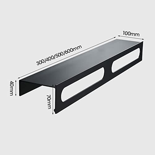 FVRTFT Shower Rack with Towel Rack Bath Caddy Self Adhesive Bath Shelf Without Drilling Wall Mounted Space Aluminum for toilets bathrooms-White_400mm