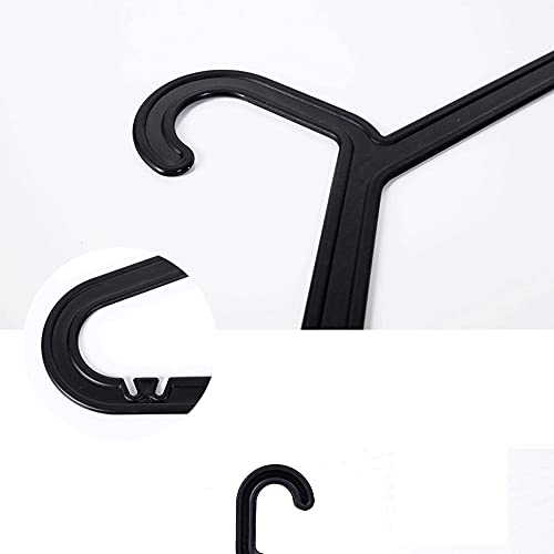 Ljyutihgyj Hangers, 10PCs,Plastic Hanger , Adult Clothes Hangers Lightweight and Non-Marking, Multifunctional Non-Slip,Slingclothes Support Hanger (Color : Green, Quantity : 10pcs)