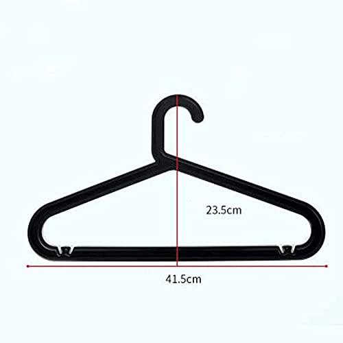 Ljyutihgyj Hangers, 10PCs,Plastic Hanger , Adult Clothes Hangers Lightweight and Non-Marking, Multifunctional Non-Slip,Slingclothes Support Hanger (Color : Green, Quantity : 10pcs)