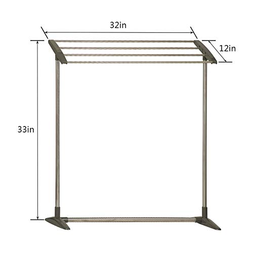 OCEANPAX Pool Towel Rack Outdoor 4 Bar Standing Towel Drying Rack for Pool Area Outside