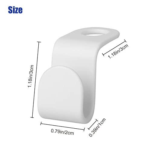 80Pcs Stackable Clothes Connection Hook Organizing Hangers Saving Home Space,Space Saver with Sturdy Plastic