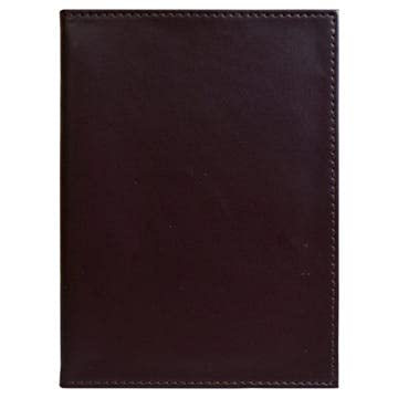 Planners Address & Contacts Book - Faux Brown Leather - 5 x 7 Inches