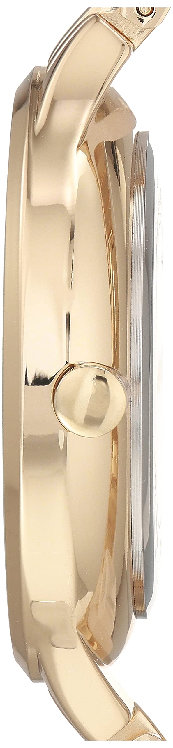 Nine West Women Japanese Quartz Dress Watch with Metal Strap, Gold, 12 (Model: NW/2336GNGB)