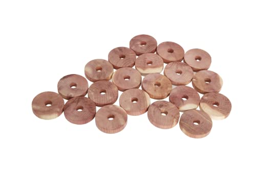 Cedar Essence Cedar Rings (40 Pack) Made in USA