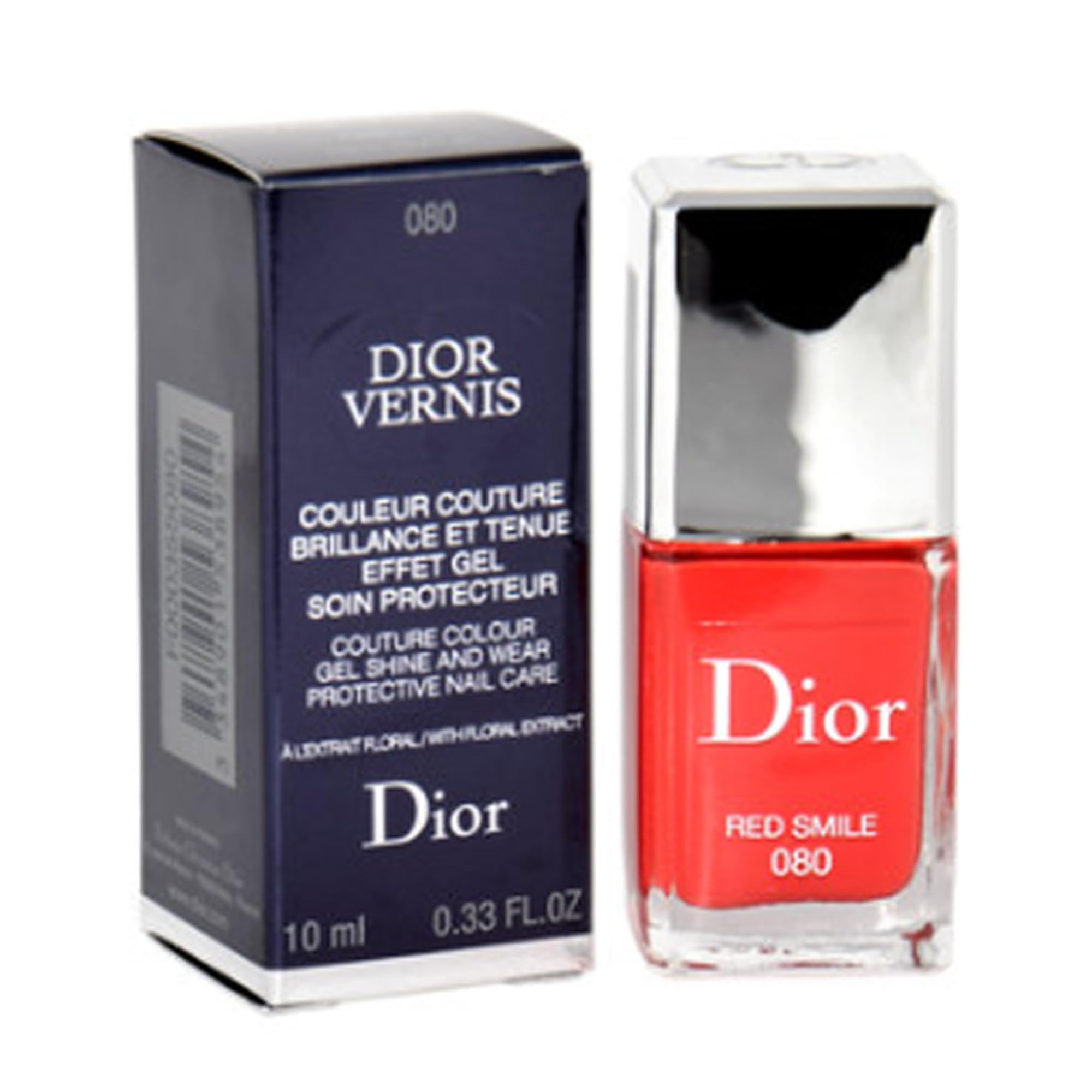 Dior vernis Couture Colour Gel Shine and Wear Protective Nail Care 080 Red Smile 10 ml