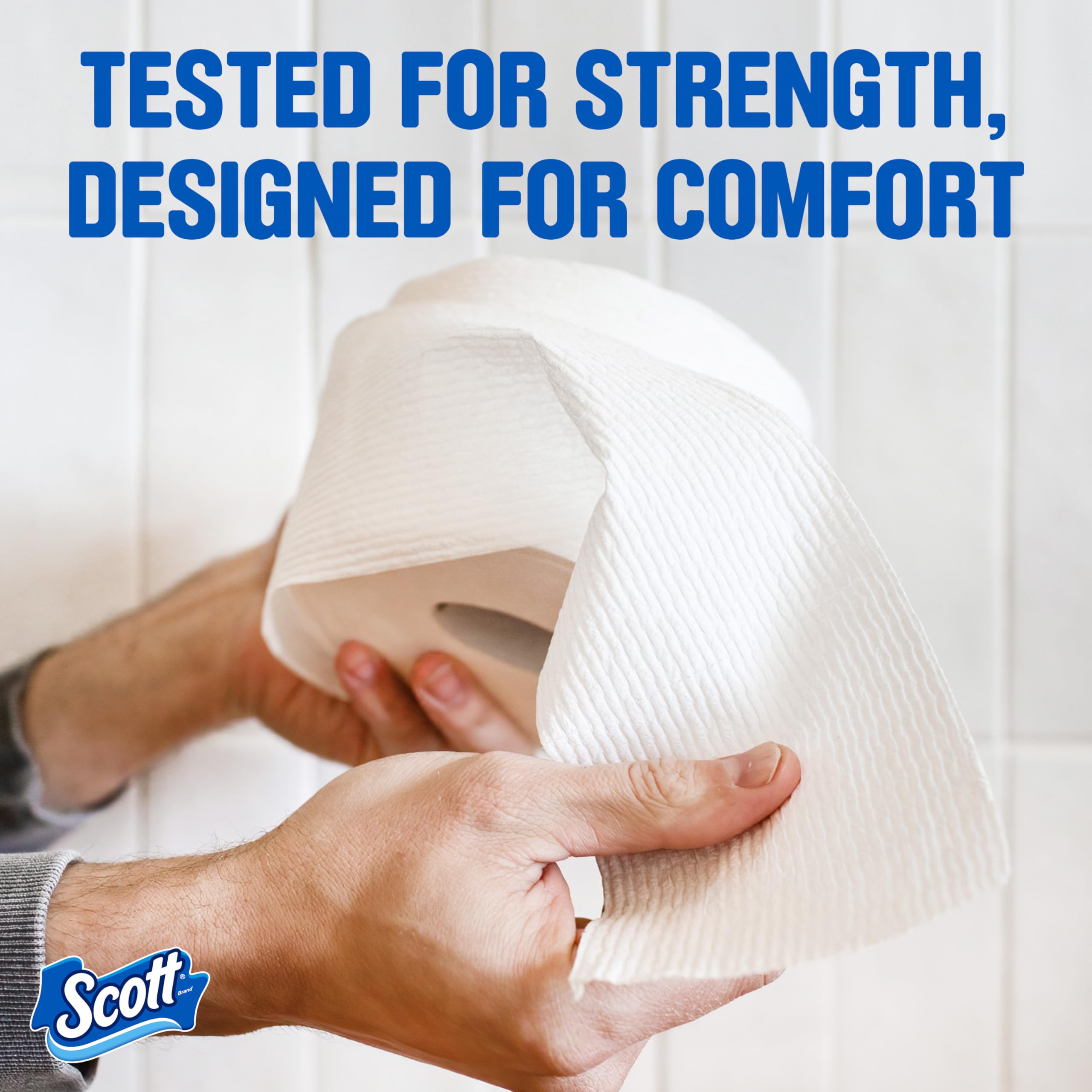 Scott ComfortPlus Toilet Paper, 36 Mega Rolls (2 Packs of 18), 425 Sheets per Roll, Septic-Safe, 1-Ply Toilet Tissue