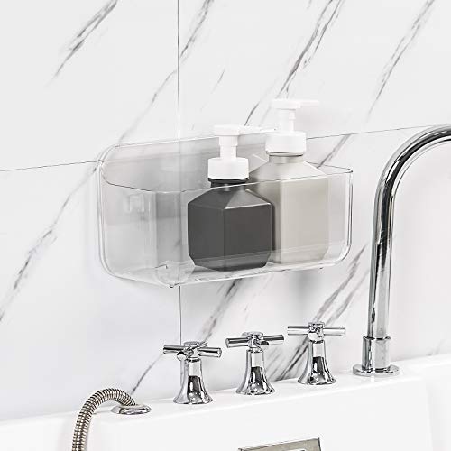 Ettori Shower Mirror with 4 Suctions and Shower Caddy