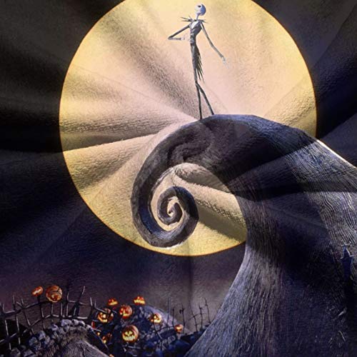 MSGUIDE The Nightmare Before Christmas Hand Towels Ultra Soft Highly Absorbent Bathroom Towel Multipurpose Thin Kitchen Dish Guest Towel for Hotel, Gym and Spa Christmas Decor (27.5" x 15.7")