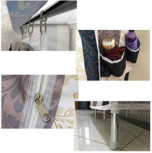MFCHY Dust Resistance Lattices Non-Woven Fabric Shoe Rack Shoe Tower Storage Organizer Cabinet Stock (Color : D)