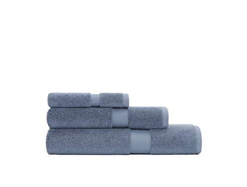 Calvin Klein Home Tracy Towel, Hand, Dusty Blue