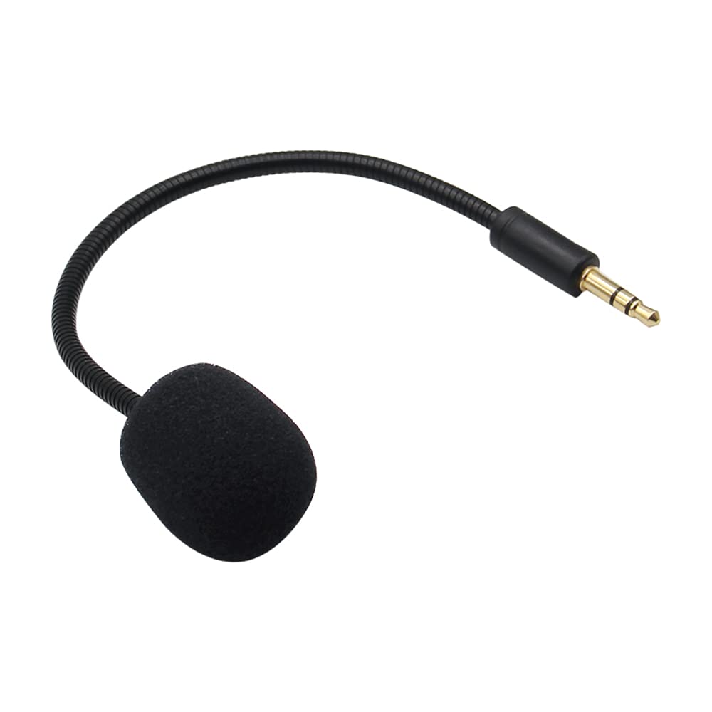 Electra V2 Mic Replacement, Replaceable 3.5mm Game Microphone Gooseneck Mic Boom for Razer Electra V2 USB 7.1 Surround Sound Gaming PS4 Xbox One Nintendo Switch Computer PC Headphones Headsets
