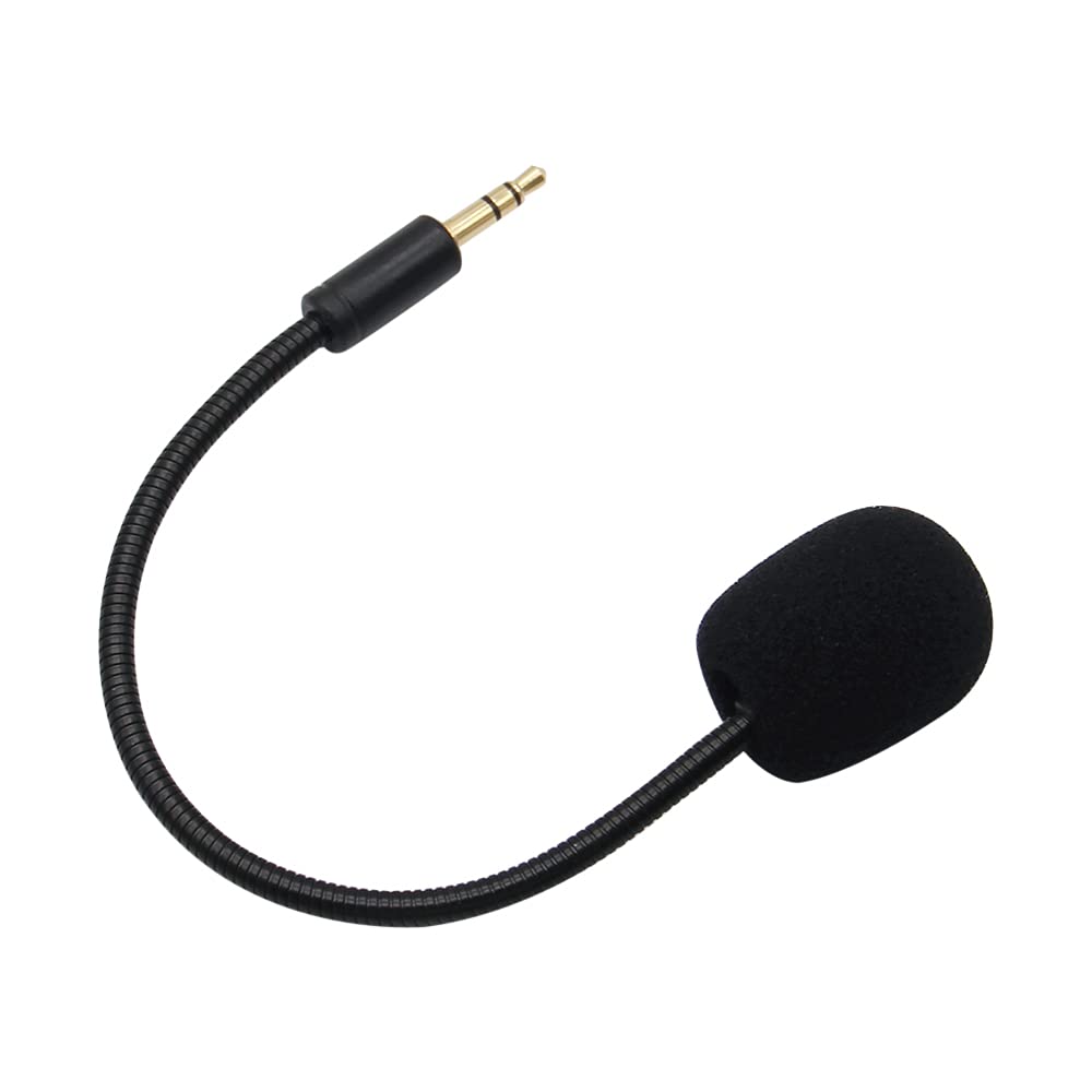 Electra V2 Mic Replacement, Replaceable 3.5mm Game Microphone Gooseneck Mic Boom for Razer Electra V2 USB 7.1 Surround Sound Gaming PS4 Xbox One Nintendo Switch Computer PC Headphones Headsets