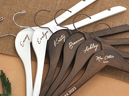 Bride Hanger, Wedding Hanger, Wedding Gift, Personalized Bride Hanger, Honor Maid, Bridesmaid, Doctor, Graduation Dress Hanger