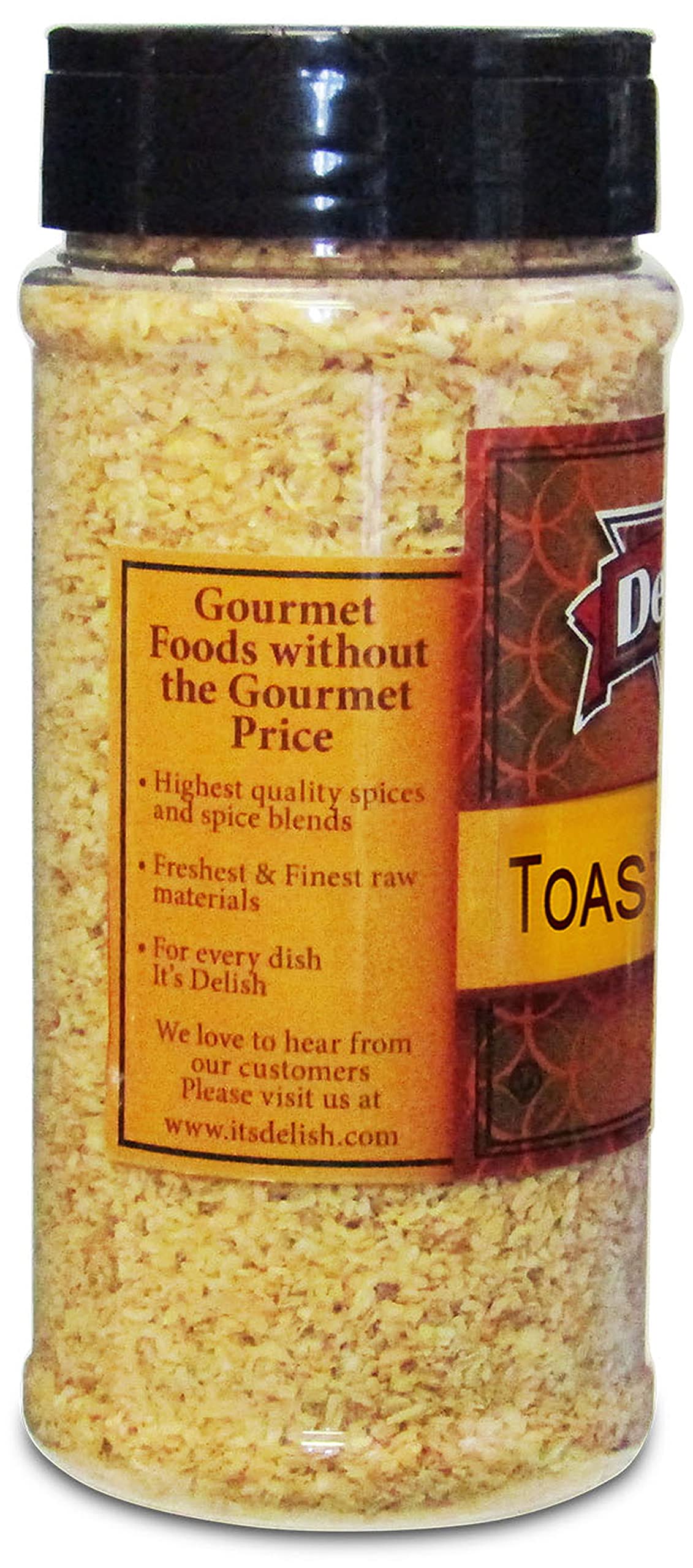 Gourmet Toasted Minced Onion by It’s Delish, Medium Jar 7 OZ –Freshly Packed Roasted Chopped Onion for Cooking, Baking, Seasoning– No Preservatives, No artificial Flavor Added, Certified Kosher, Vegan