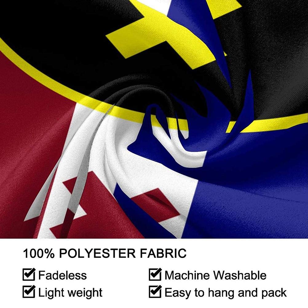 Shiker Lmanburg Flag Dream SMP Flag 3x5 Ft Double-Sided Printing with 2 Gronments Indoor Outdoor Decoration