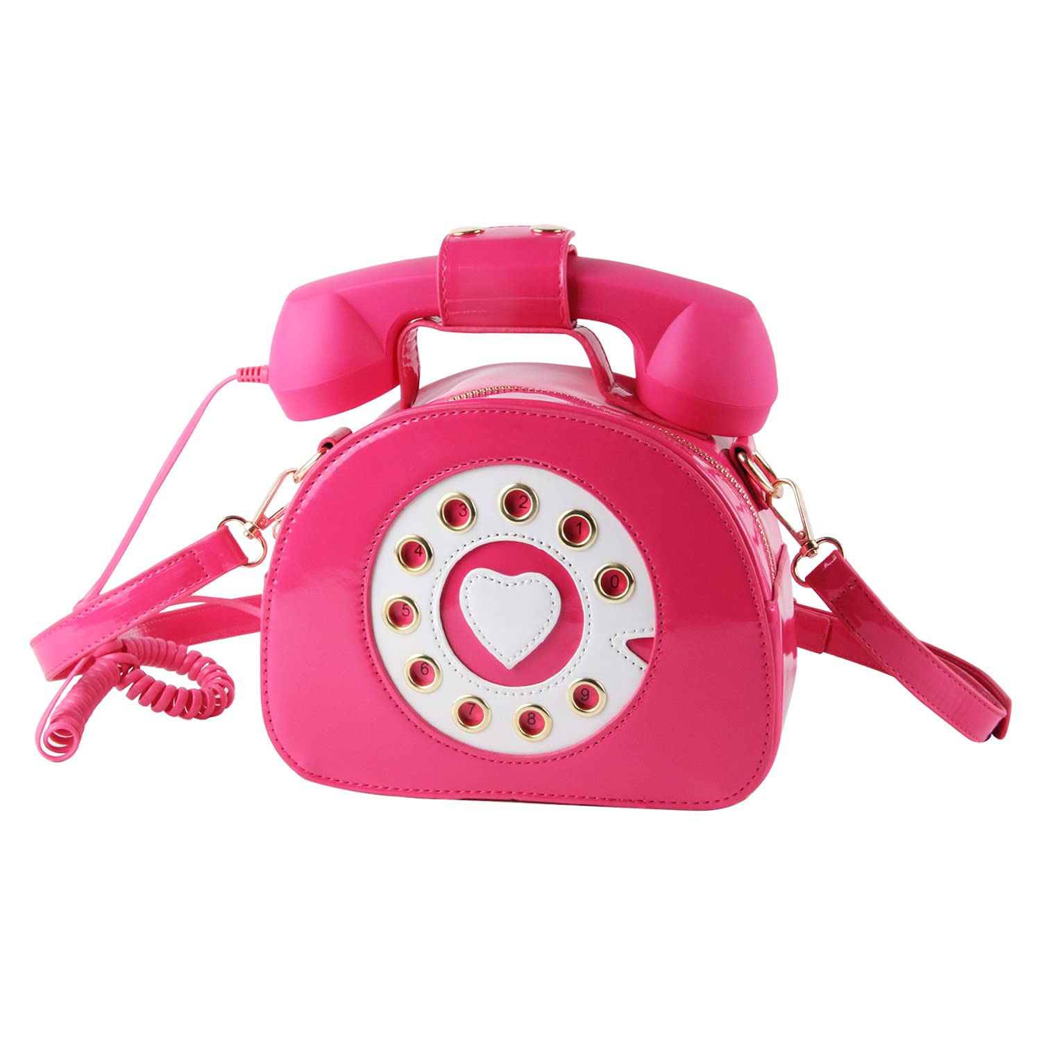 SUKUTU Telephone Shaped Purse Shoulder Crossbody Tote Bags Women Retro Phone Top-Handle Handbags for Girls