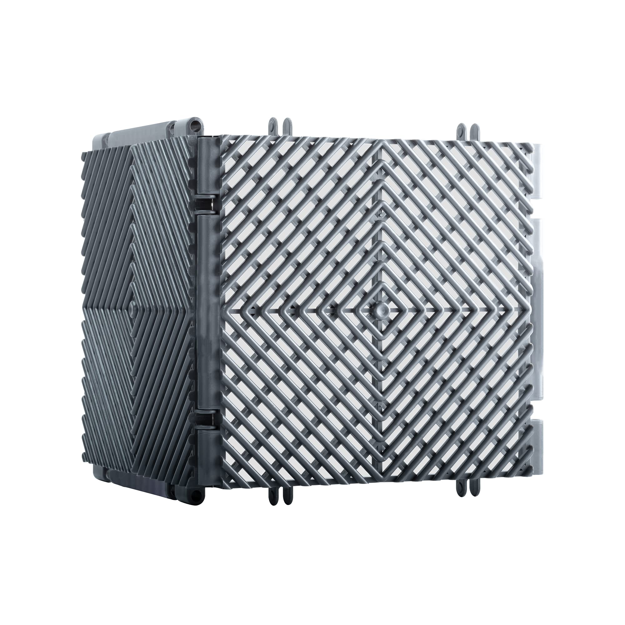 Ready Covers EZ Connect Cover- Vented Safety Steam Radiator Cover/Protective Heating Cabinet for Home & Office: Easy Snap Connection. Not just For Radiators, Cover Just About Anything (50, Charcoal)
