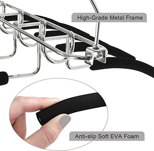 Koobay 5 in 1 Space Saving Hangers Clothes Organizer, Multi Layers Wardrobe Clothes Hanger, Non-Slip Heavy Duty Shirt Hangers Metal Closet Organizer forĀ Coat Jacket Sweater (1 Pack)