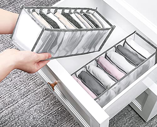 SERN Drawer Closet Foldable Underwear Organizer for Sock/Ties,Bras,Underwear Storage Box
