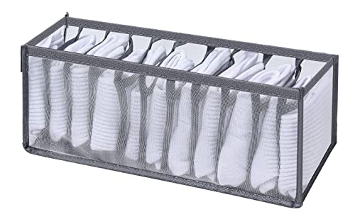 SERN Drawer Closet Foldable Underwear Organizer for Sock/Ties,Bras,Underwear Storage Box