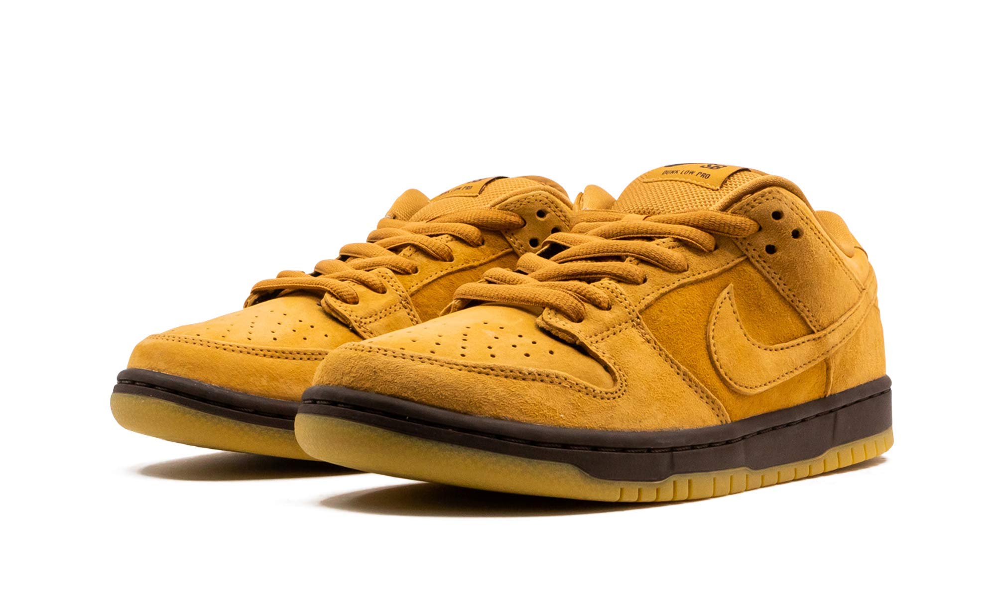 Nike Men's Dunk Low Pro Wheat Mocha, Flax/Flax/Flax/Baroque Brown, 10.5