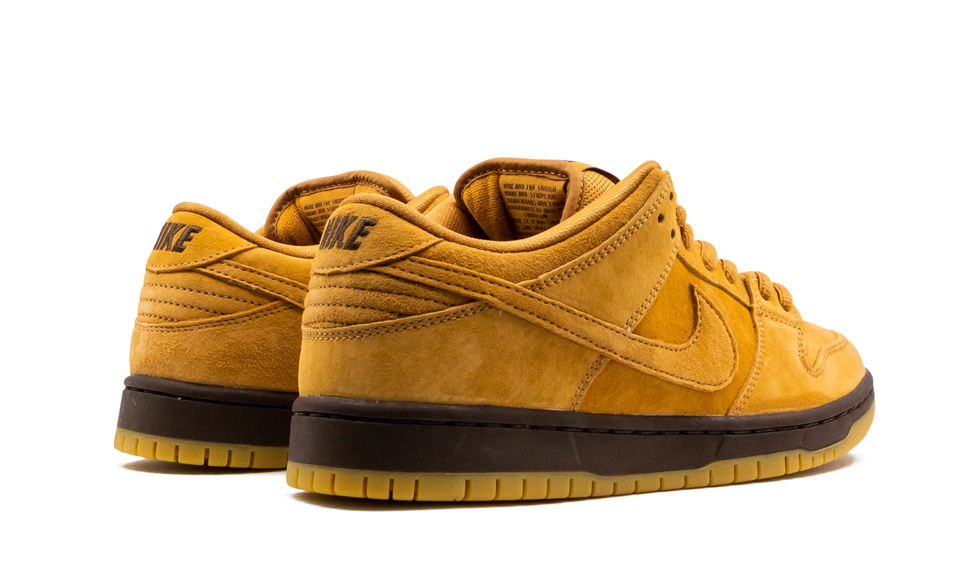 Nike Men's Dunk Low Pro Wheat Mocha, Flax/Flax/Flax/Baroque Brown, 10.5