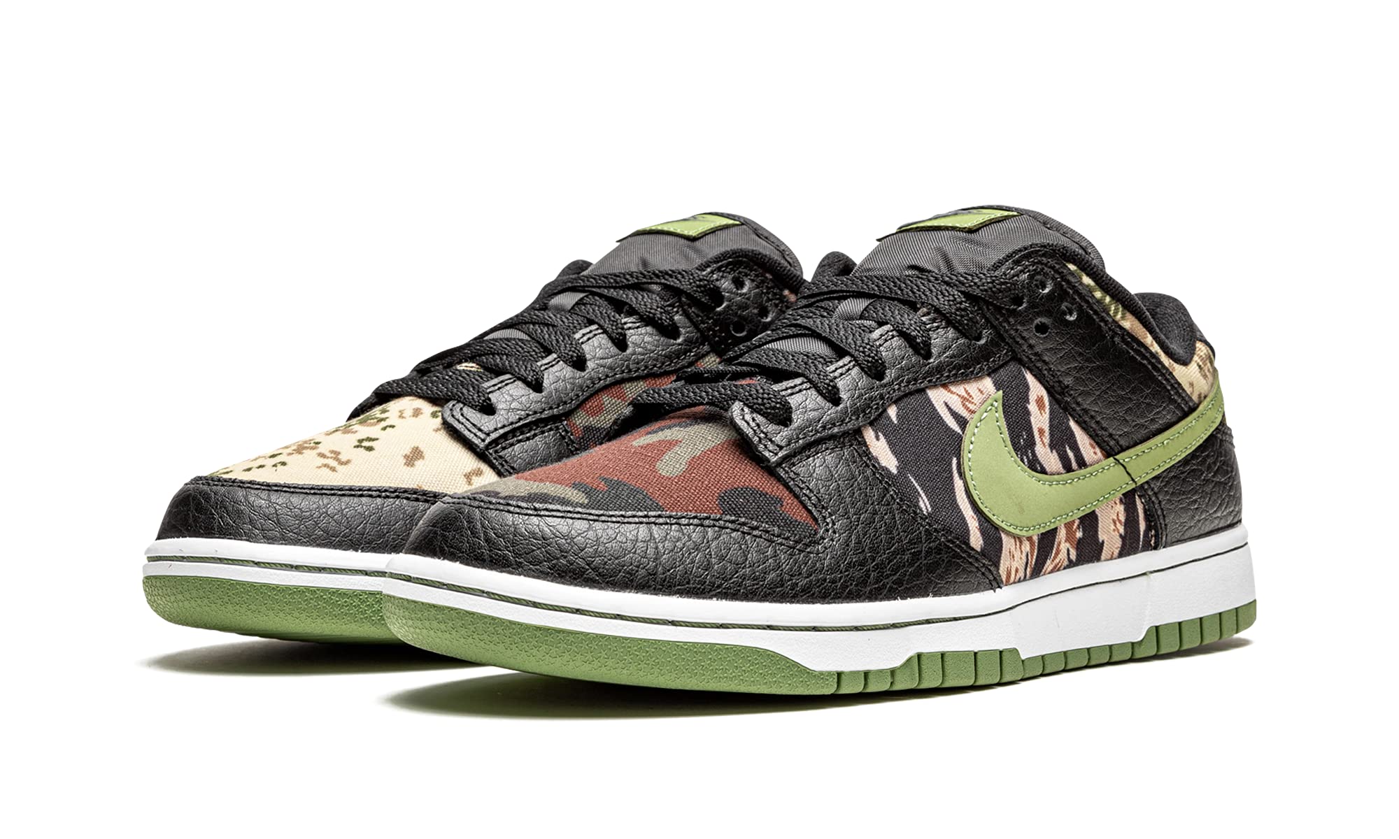 Nike Mens Dunk Low DH0957 001 Black Multi-Camo - Size 9