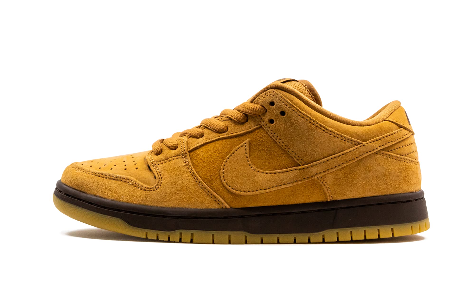Nike Men's Dunk Low Pro Wheat Mocha, Flax/Flax/Flax/Baroque Brown, 10.5