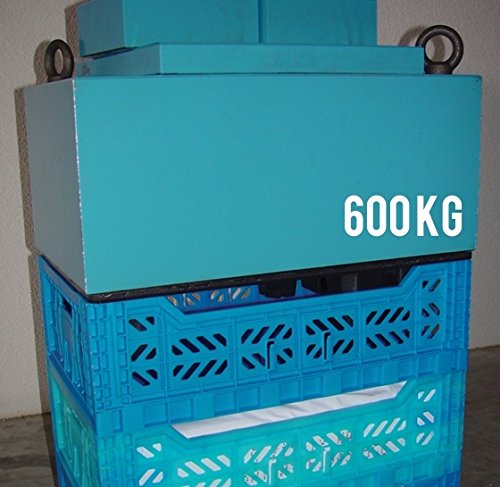 AYKASA Collapsible Storage Bin Container Basket Tote, Folding Basket Crate Container : Storage, Kitchen, Houseware Utility Basket Tote Crate = Maxi-Box Comfort Lock (Navy)